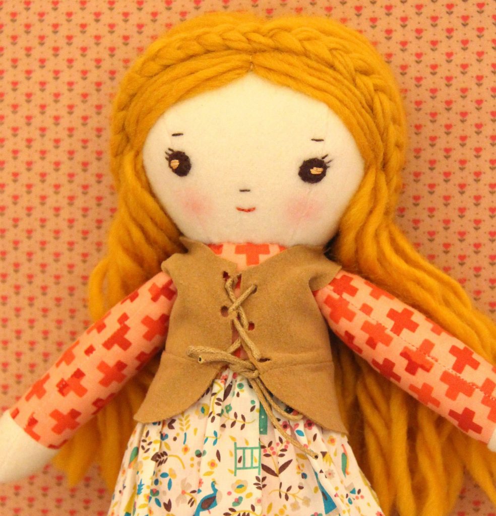 Elsa doll sewing pattern - Wee Wonderfuls